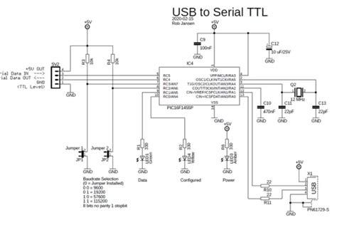 Create USB To Serial TTL Converter With PIC Microcontroller