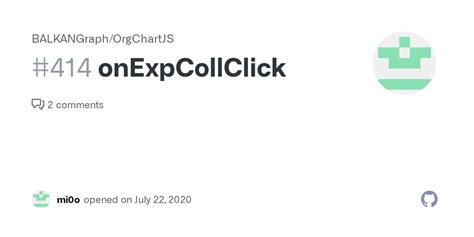 OnExpCollClick Issue BALKANGraph OrgChartJS GitHub