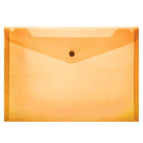 Treeline Carry Folder A PVC Orange With Stud Pack Of Tool Home