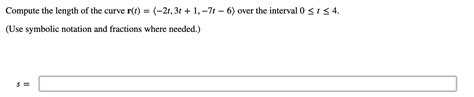 solved suppose that a particle following the path c t