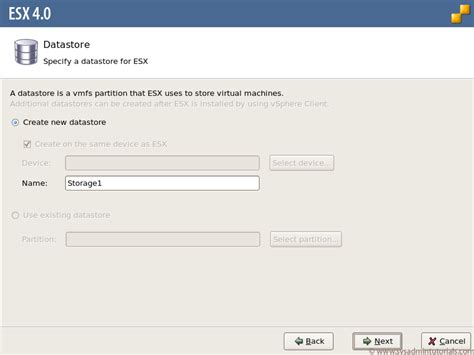 Installing VMware ESX 4