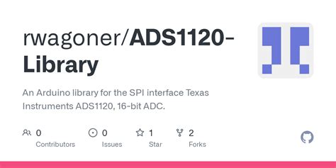 GitHub Rwagoner ADS1120 Library An Arduino Library For The SPI Interface Texas Instruments