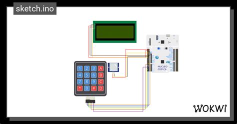 ST Nucleo LCD I C Copy Wokwi ESP STM Arduino Simulator