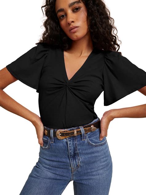 Dusty Twisted Flutter Sleeve The Riverlane