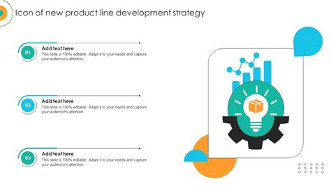 Icon Of New Product Line Development Strategy Ppt Powerpoint