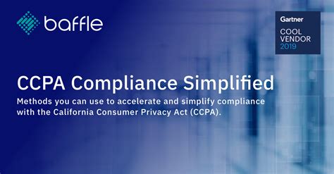 encryption ccpa compliance data privacy simplified baffle