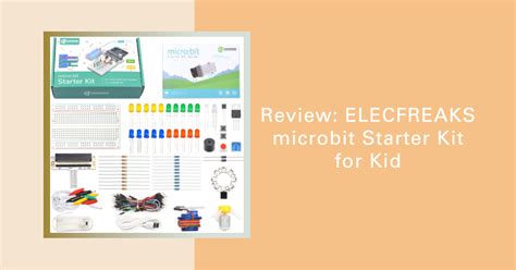 Review ELECFREAKS Microbit Starter Kit For Kid IoT World