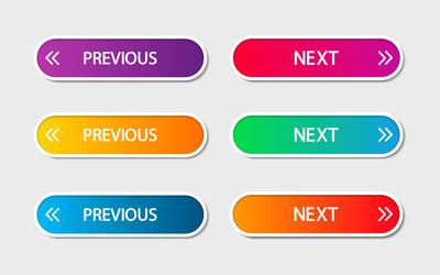 Rectangle Buttons Vector Images Over