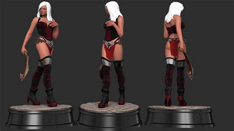 Devinara Character Model Base Mesh Nudity Update Base Mesh Included ZBrushCentral