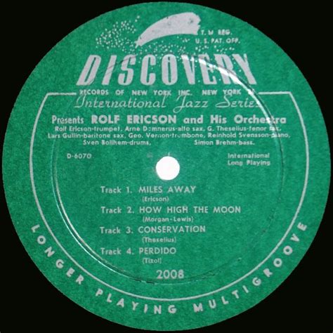 Cvinyl Com Label Variations Discovery Records