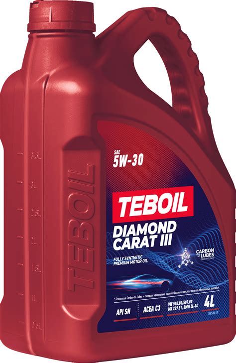 Teboil Diamond Carat III 5W-30: премиальное полностью синтетическое ...