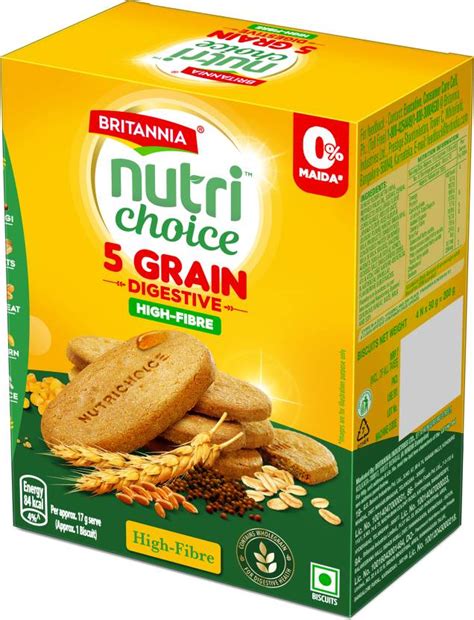 Britannia Nutrichoice 5 Grain Multigrain Biscuits Digestive Biscuit