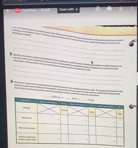 solved name lab 10 data sheet lab partner lab section date
