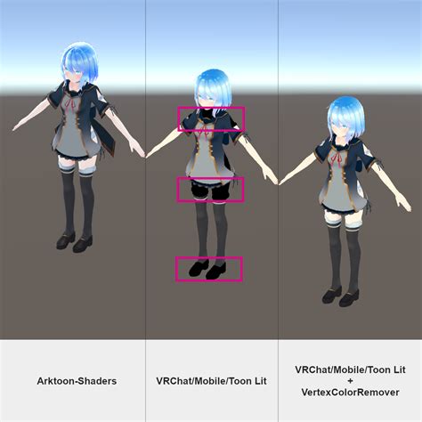 remove all vertex colors vrcquesttools