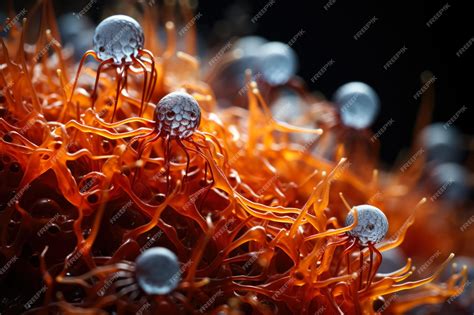 Premium Ai Image Intricate Macro Exploration Of Microscopic Parasites