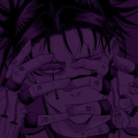 Anime Purple Dark Purple Aesthetic Anime Monochrome Dark Anime