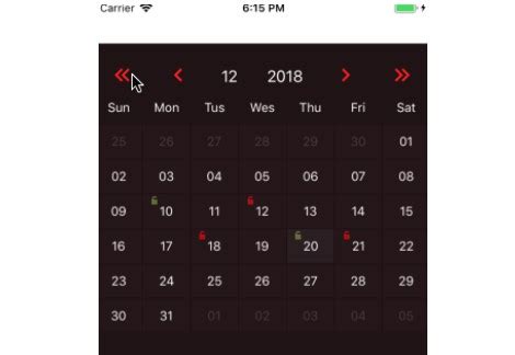 React Native Week Selector