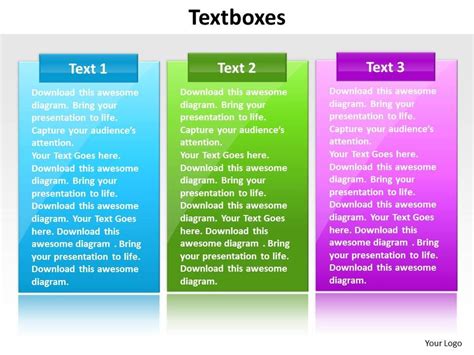 text boxes editable powerpoint slides templates infographics images