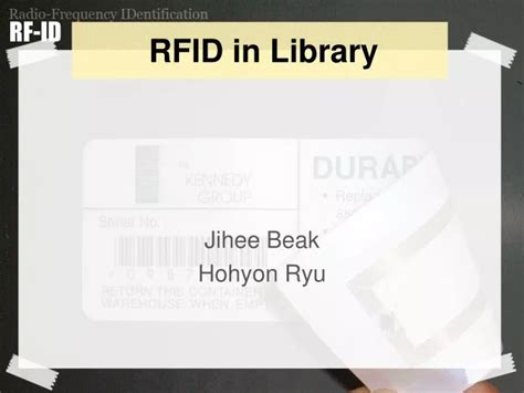 PPT RFID In Library PowerPoint Presentation Free Download ID