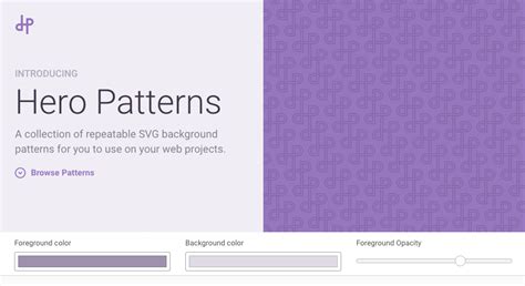 websites to generate svg patterns css tricks