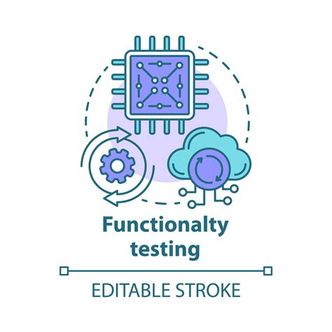 Functionality Testing Concept Icon Black Box Testing Idea Thin Line Illustration Setting Up