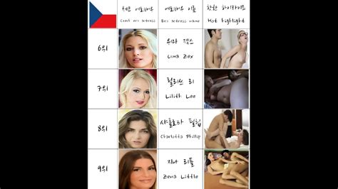 Czech Female Ero Actress Nude Model They Are Pornstar Or Av Ranking Top 9 In South Korea 2021