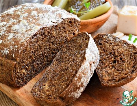 Рецепт Домашний черный хлеб на солоде Bread Recipes Food Brot
