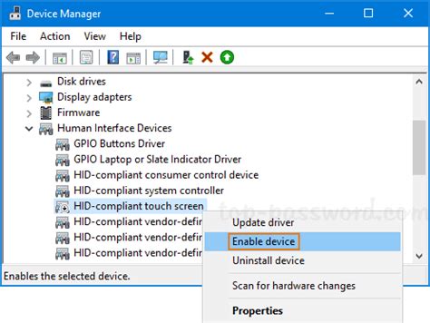 Fix Touchscreen Not Working In Windows Password Recovery