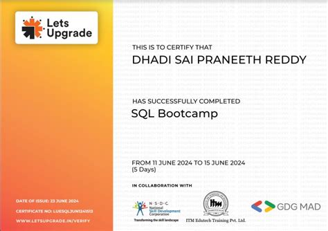 sql bootcamp letsupgrade datamanagement learningjourney… dhadi