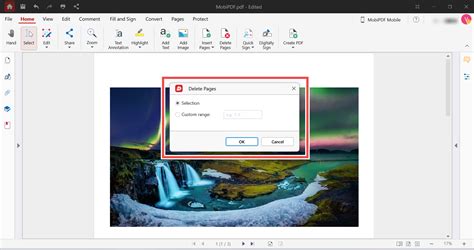 Cómo eliminar páginas PDF en Windows – MobiSystems