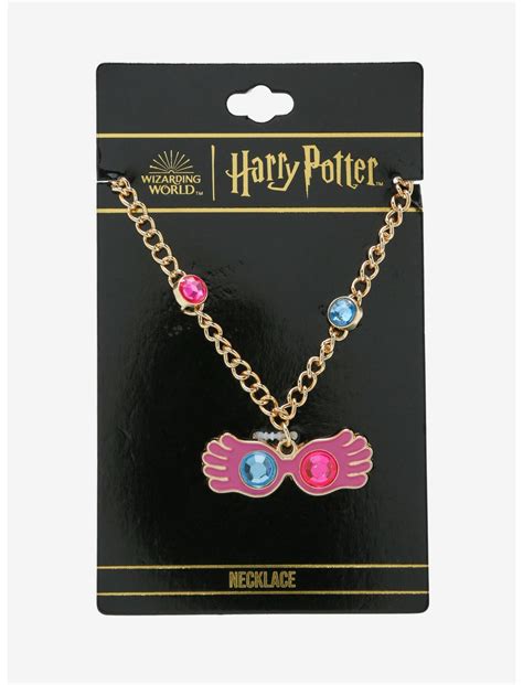 Harry Potter Luna Lovegood Glasses Necklace Hot Topic