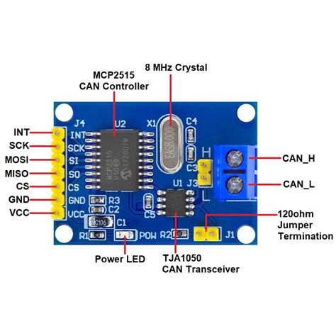 Jual Modul MCP2515 CAN Bus Module SPI For Arduino Shopee Indonesia