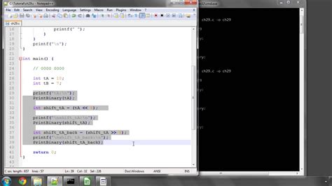 Beginning C Programming Part 29 Bitwise Operators 5 Bit Shifting Youtube