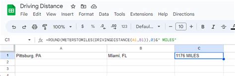 Need Formula Andor Script To Calculate Distance Between 2 Address R