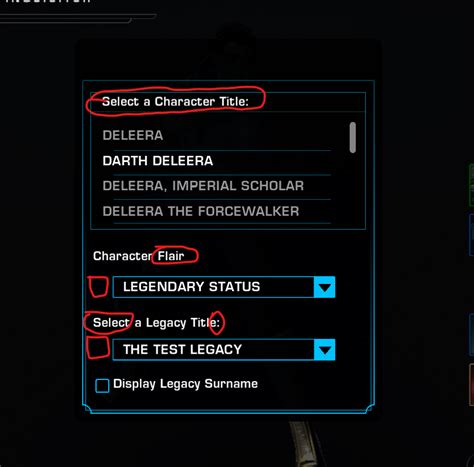 Character Title Popup Ux Feedback Public Test Server Swtor Forums