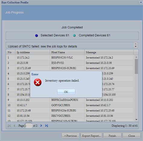 Solved Cspc Collector Upload Fail Server Error Internal Cisco
