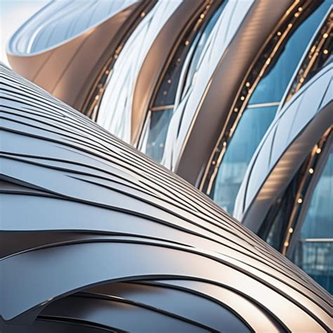 Premium Ai Image Curve Roof Parametric Architecture Design Architecture Futuristic Art