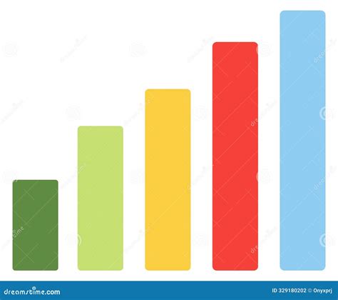 Column Chart Color Icon Data Infographics Symbol Stock Illustration Illustration Of Concept