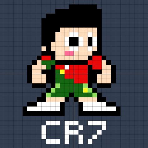 Pixel Art Ronaldo