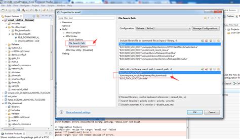 Ccs Cc3200 Emailcreate My Own H And C File It Show Error 10234 D Unresolved Symbols Remain