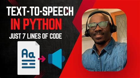 ai text to speech tts in python convert text to speech in seconds