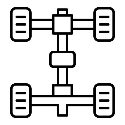 Premium Vector Chassis Icon Style