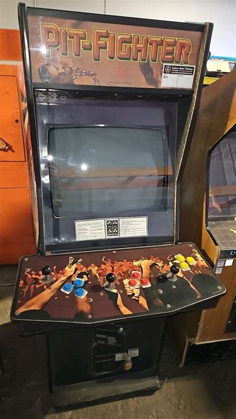 Pit Fighter Upright Arcade Game Atari 4