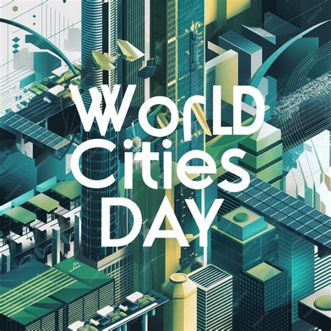 World Cities Day With Sustainable Urban Development And Smart Cities