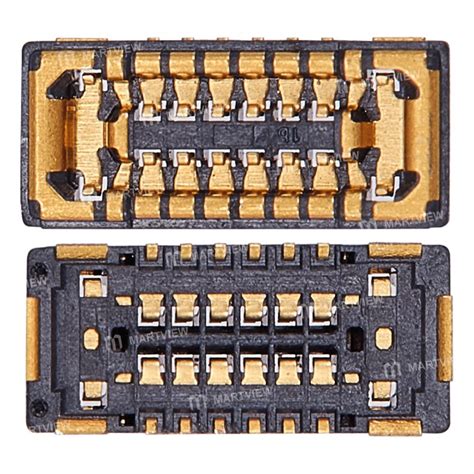 Pin Flashlight FPC Connector Compatible For IPhone Mini Pro Pcs Martview