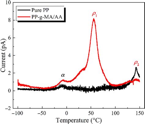 Thermally Stimulated Depolarization Current Spectra Of Pure Pp And