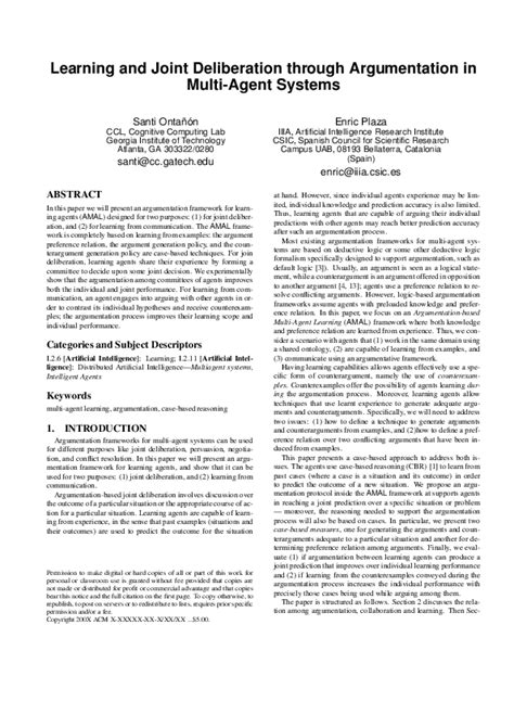 Pdf Learning And Joint Deliberation Through Argumentation In