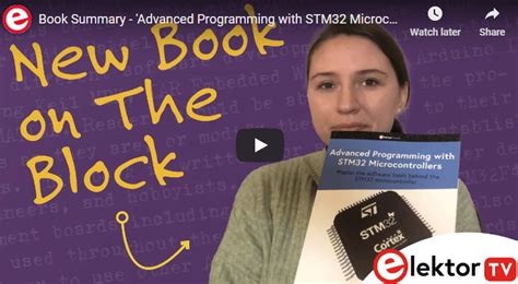 neues buch advanced programming with stm32 mcus elektor magazine