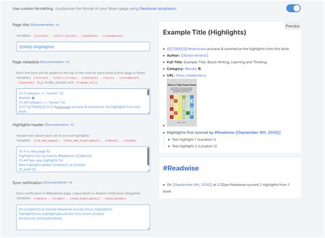 How Does The Readwise To Roam Export Integration Work Readwise Docs