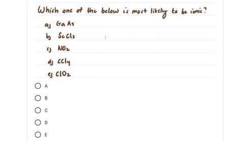 [solved] what is most likely bond line structure of the molecule